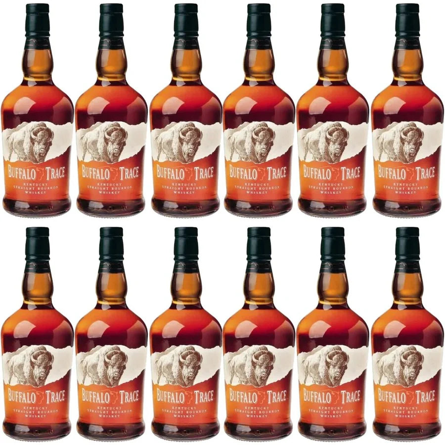 Buffalo Trace Straight Bourbon Whiskey Bundle 750ml 12-Pack – SB Wine ...