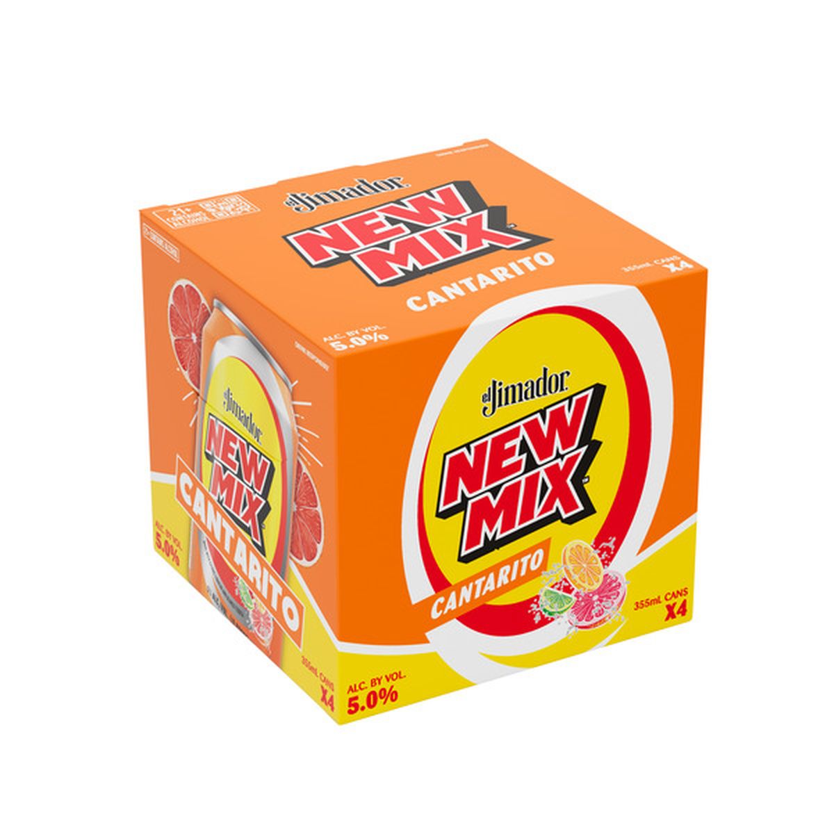 El Jimador New Mix Cantarito Tequila Cocktail 355ml Can 4-Pack – SB Spirit