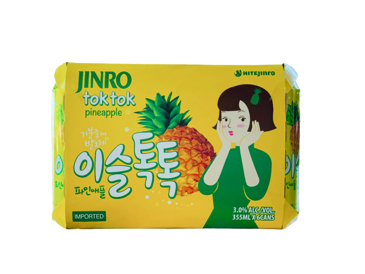 Jinro Toktok Pineapple 355ml Can 6-Pack – SB Spirit