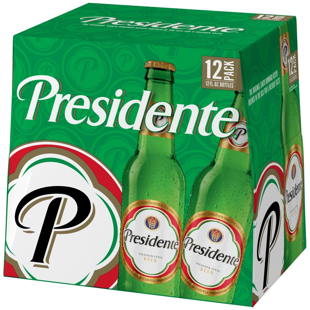 Presidente Pilsner Beer 12-Pack – SB Wine & Spirit